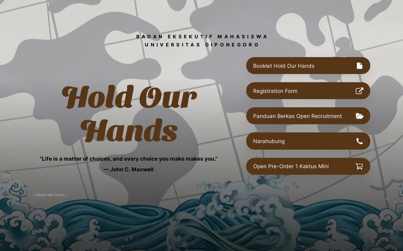 Hold Our Hands
